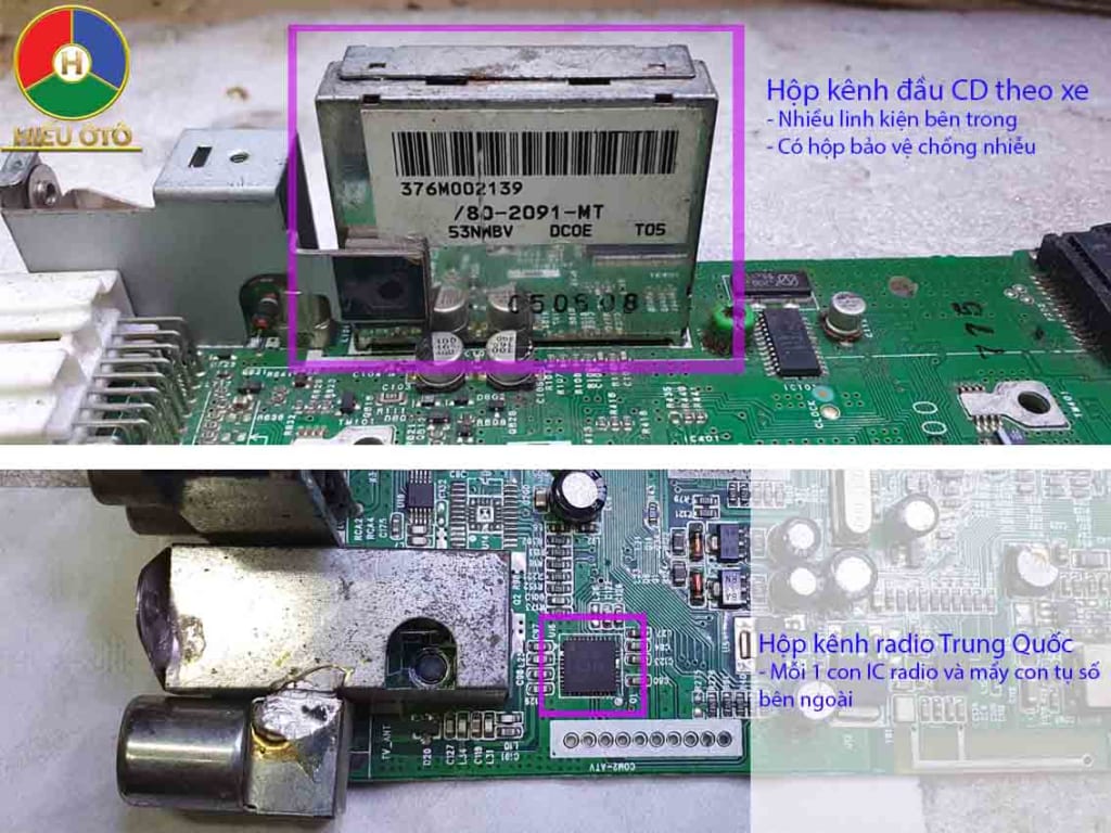 Đài Radio Oto Bắt Sóng Kém